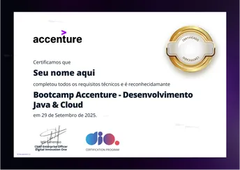 Bootcamp Accenture Desenvolvimento Java & Cloud